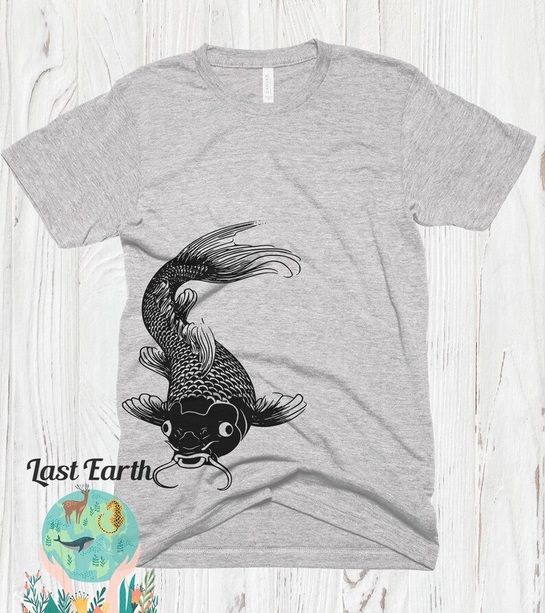 Koi Fish Shirt, Japanese Fish, Vintage Soft Shirt, Unisex T-shirt, Koi ...