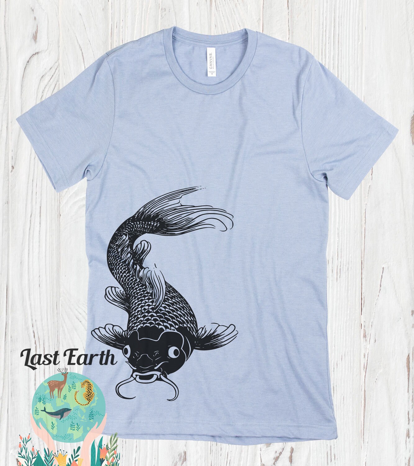 Koi Fish Shirt, Japanese Fish, Vintage Soft Shirt, Unisex T-shirt, Koi ...