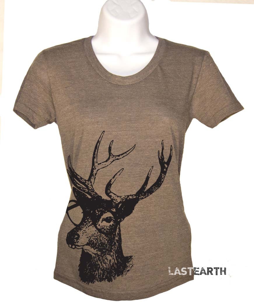 Buck Tooth Deer T-shirt Reindeer Woodland T Shirt Gift Geeky Funny ...