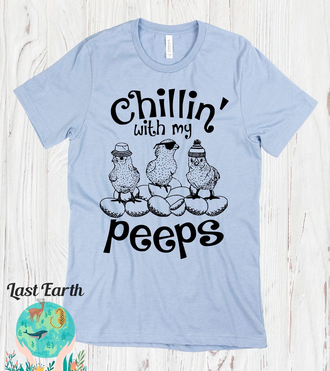 Chillin With My Peeps Shirt Easter Egg Shirt Mens Womens | Etsy