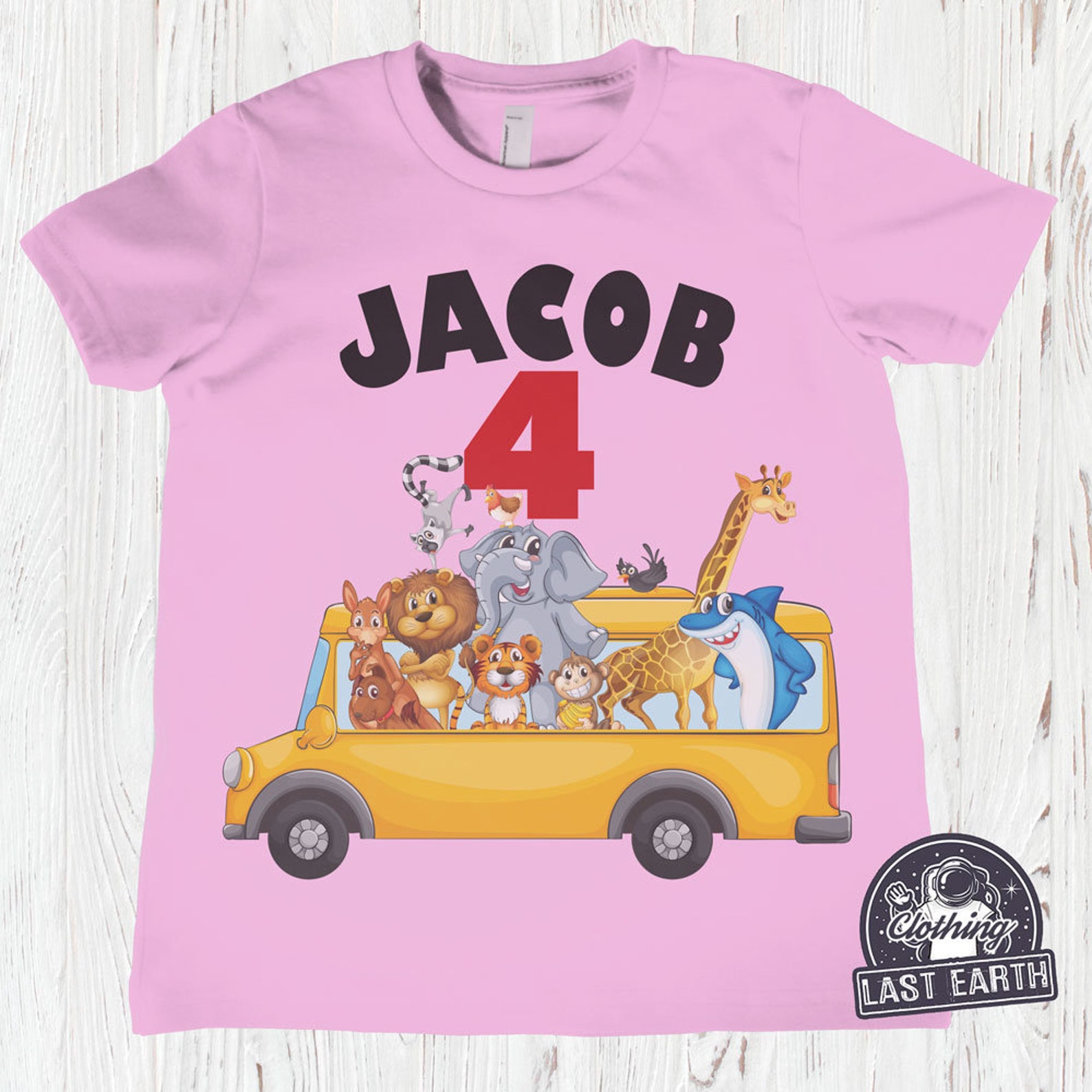 Kids School Bus Shirt Personalized Birthday Gift Back to - Etsy