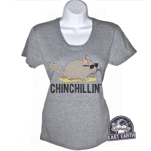 Chinchilla T-shirt, Funny Chinchillin Shirt, Mens, Womens, Kids, Gifts ...