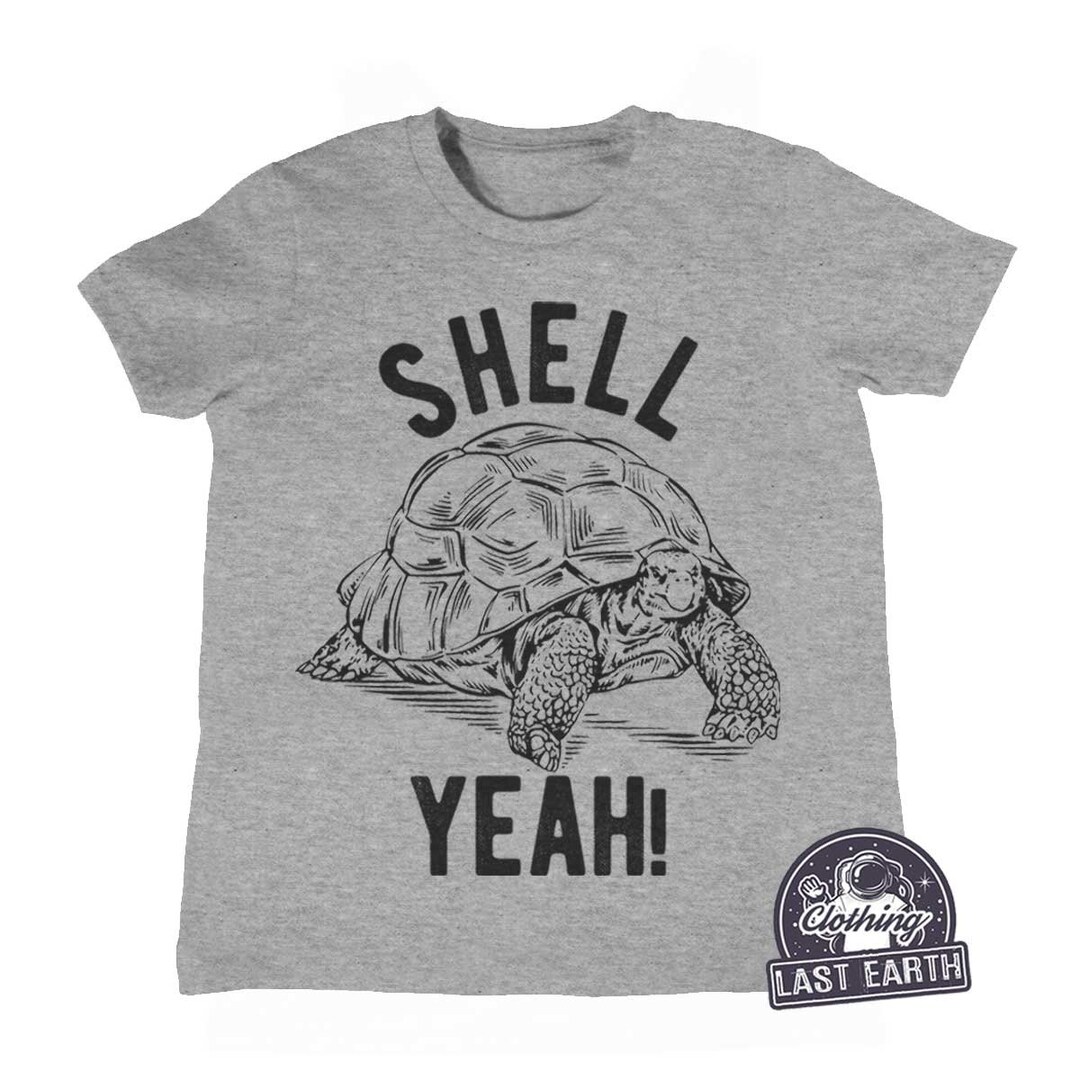 Kids Turtle Shirt, Shell Yeah T-shirt, Funny Turtle Shirt, Turtle Gift ...