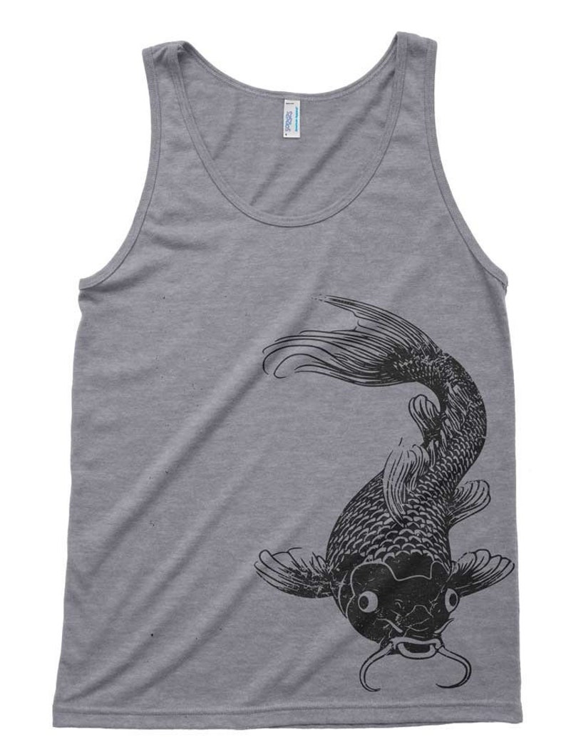 Koi Fish Tri-blend Tank - Unisex Tanktop - XS S M L Xl (color Options ...