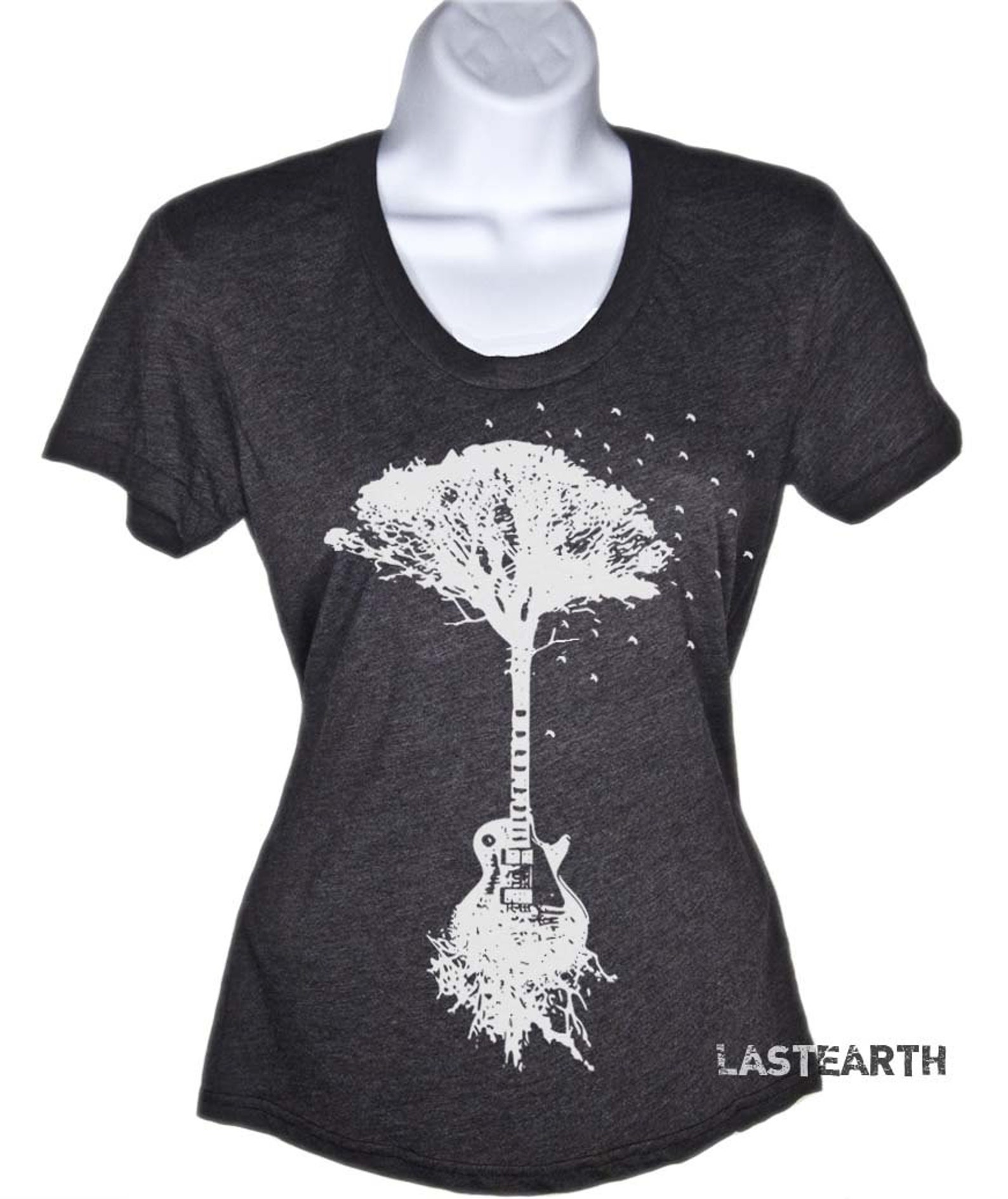 Guitar Tree T Shirt Music T-shirts Womens Tshirts Gifts for Her Guitar ...