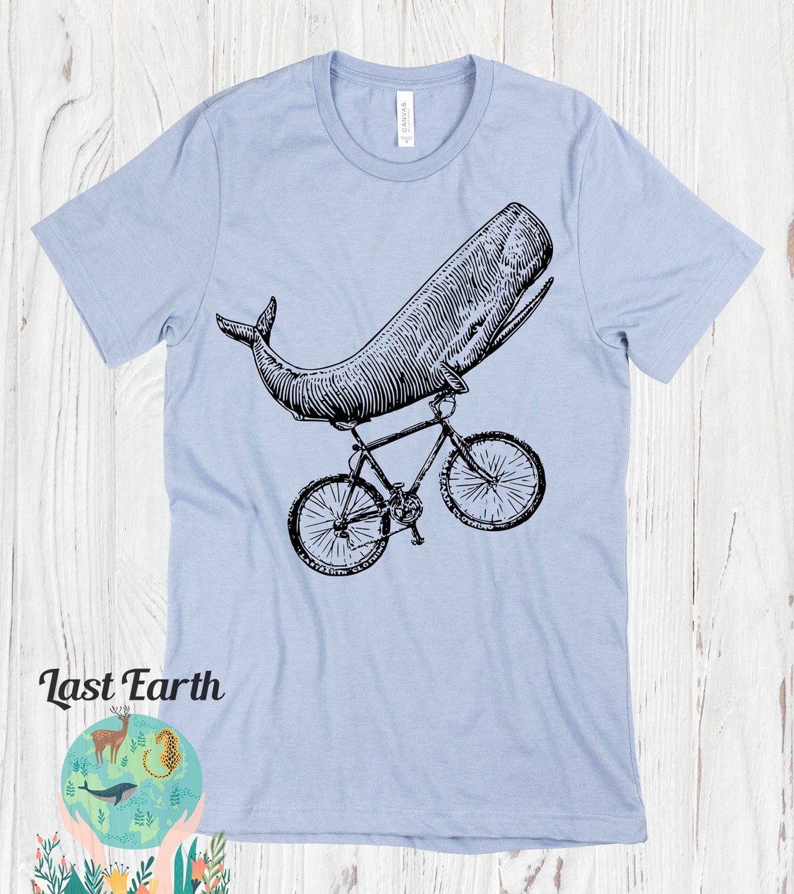 Whale Shirt Bike Shirt Vintage Soft Shirt Unisex T-shirt | Etsy