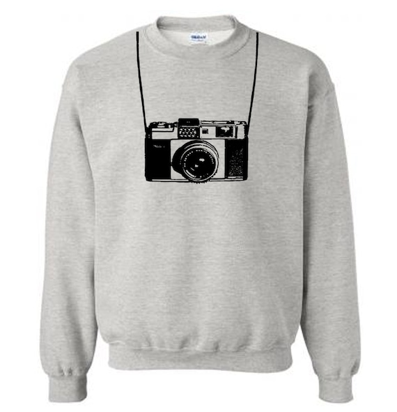 Vintage Camera Sweater Fleece Pullover Classic Sweatshirt | Etsy