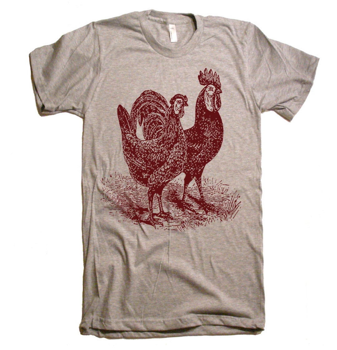 Rooster Chicken Farm Country T Shirt Tee - Chickens Chick Gift Idea ...