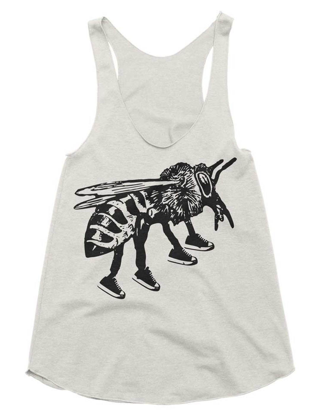 Bee Runner Tri-blend Racerback Tank American Apparel Tanktop - Etsy