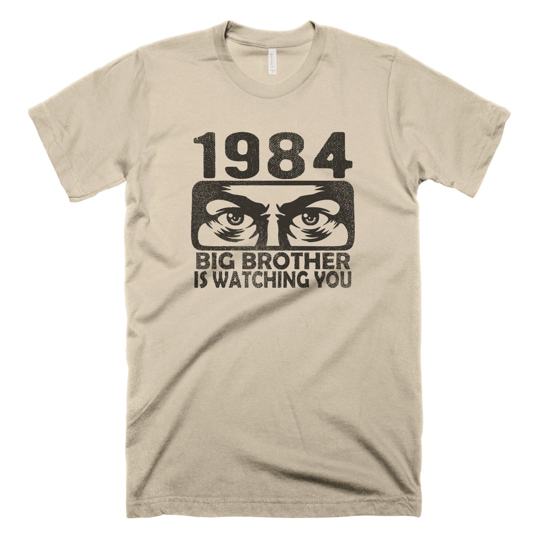 1984 T-shirt George Orwell Shirt Big Brother is Watching You Shirt ...