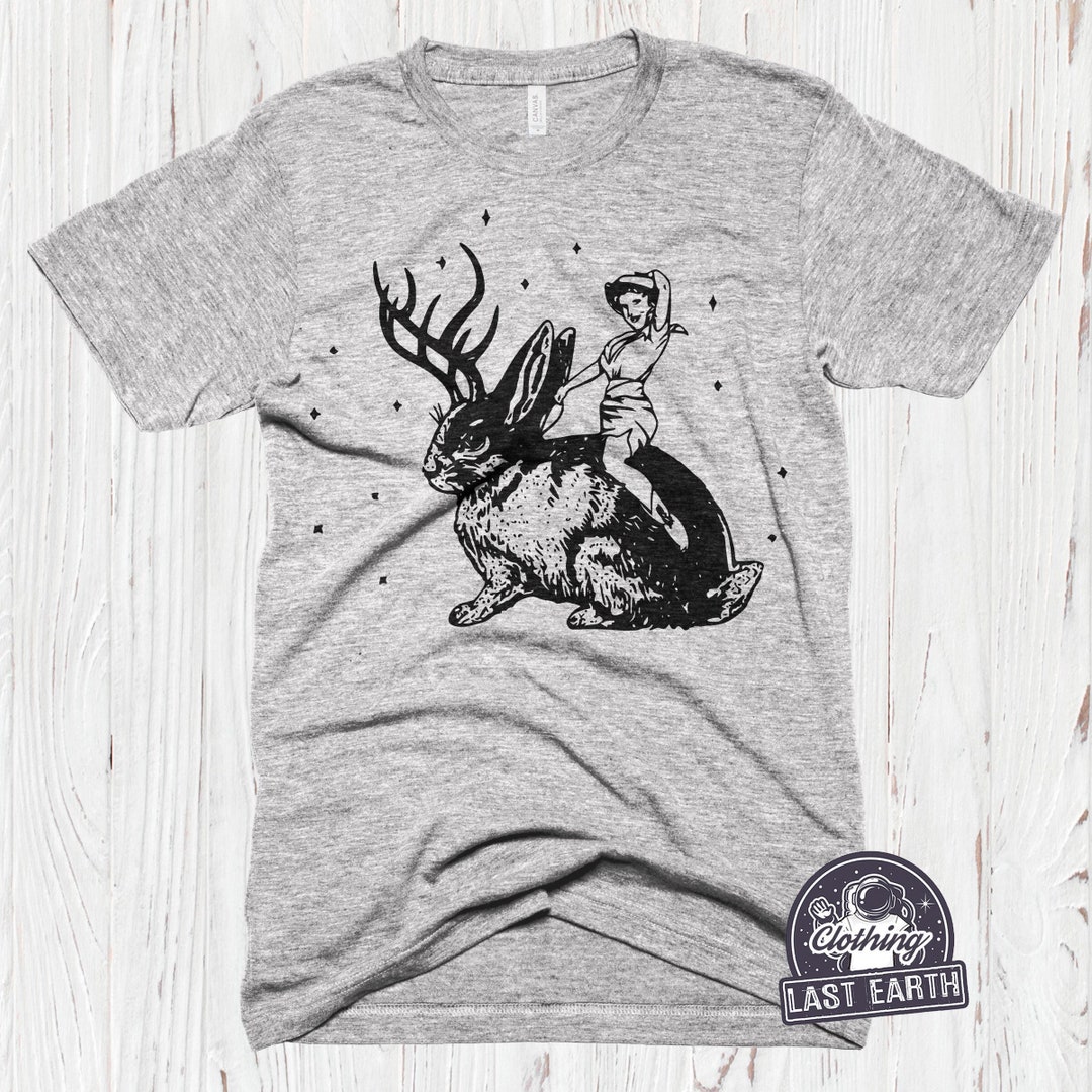 Cowgirl Shirt Jackalope Shirt Gifts for Her Mom Gift Jackalope Lover ...