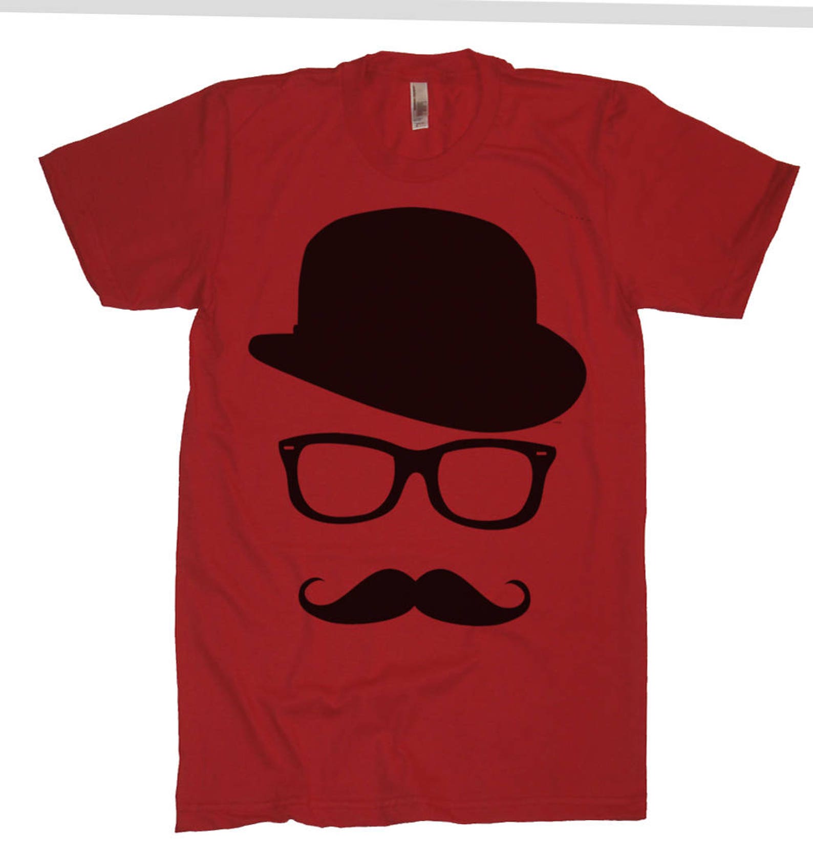 Mustache Hat Wayfarer T Shirt Funny Novelty Gift Tees Funny | Etsy