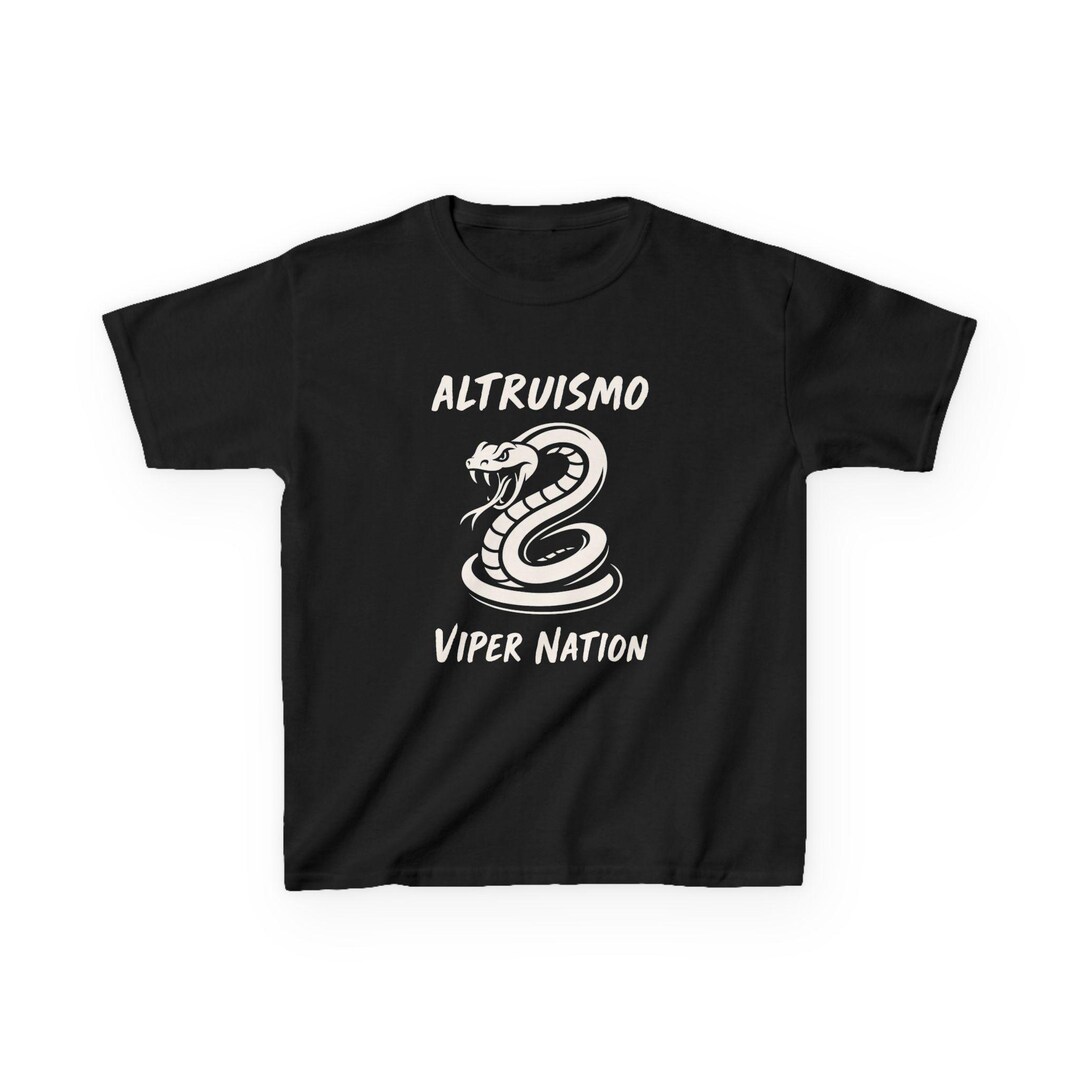 Altruismo Viper Nation Snake Kids Tee | Black Graphic Tee - Etsy