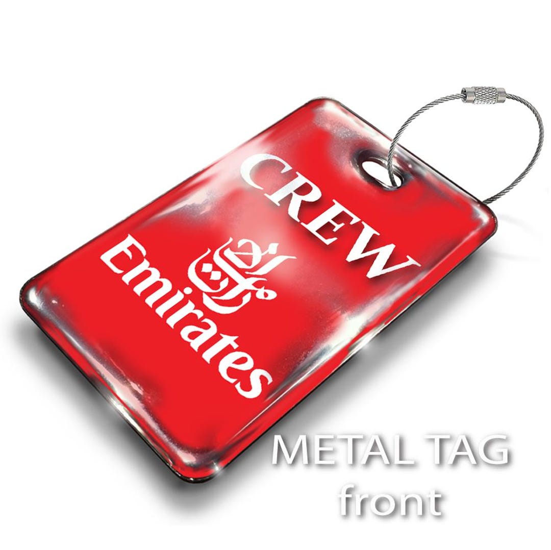 Emirates Airlines Logo Crew Luggage Tag - Etsy