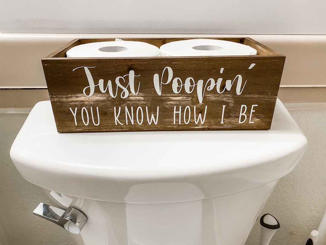 Just Poopin’ You Know How I Be - the Office Funny Toilet Paper Basket ...