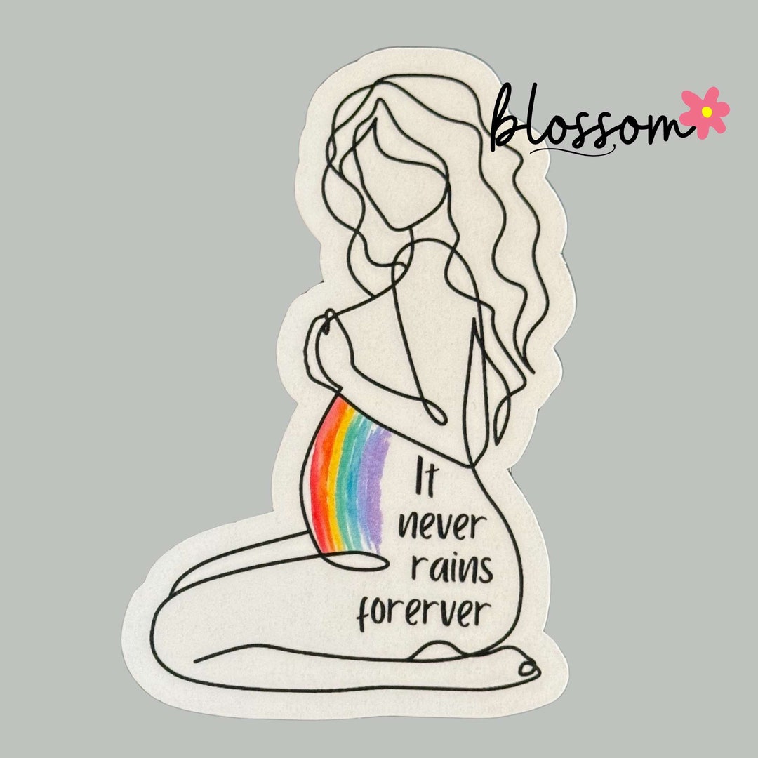 Never Rains Forever Sticker pregnancy After Loss Healing Grief ...
