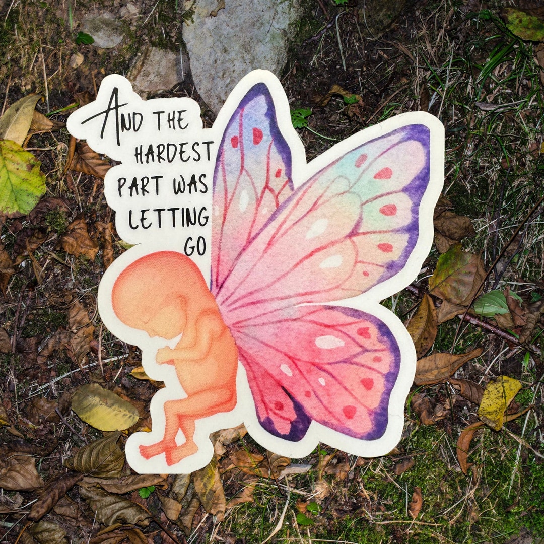 Magical Fetus With Butterfly Wings Sticker and the Hardest Part Was ...