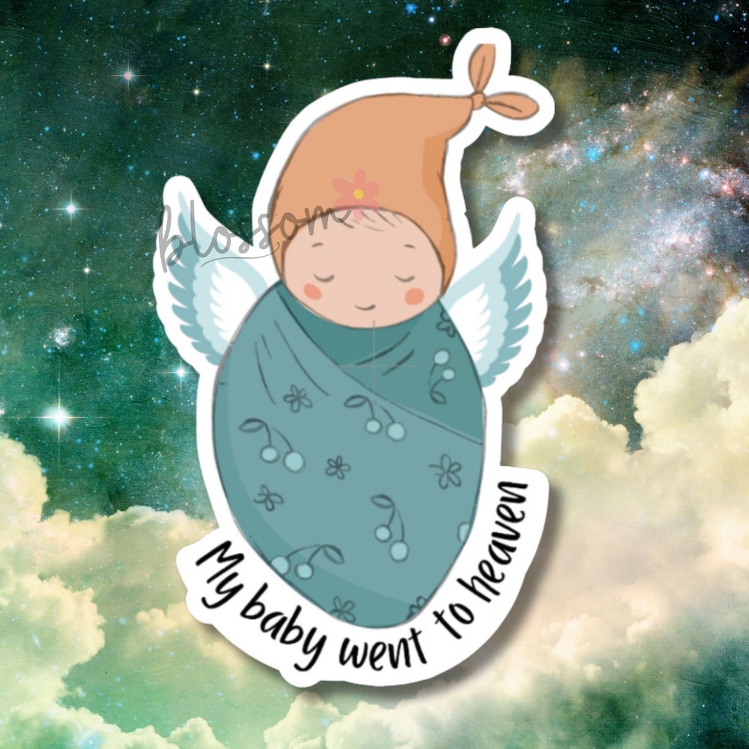 Infant Loss Sticker – Baby Memorial Angel, Grief Gift - Etsy