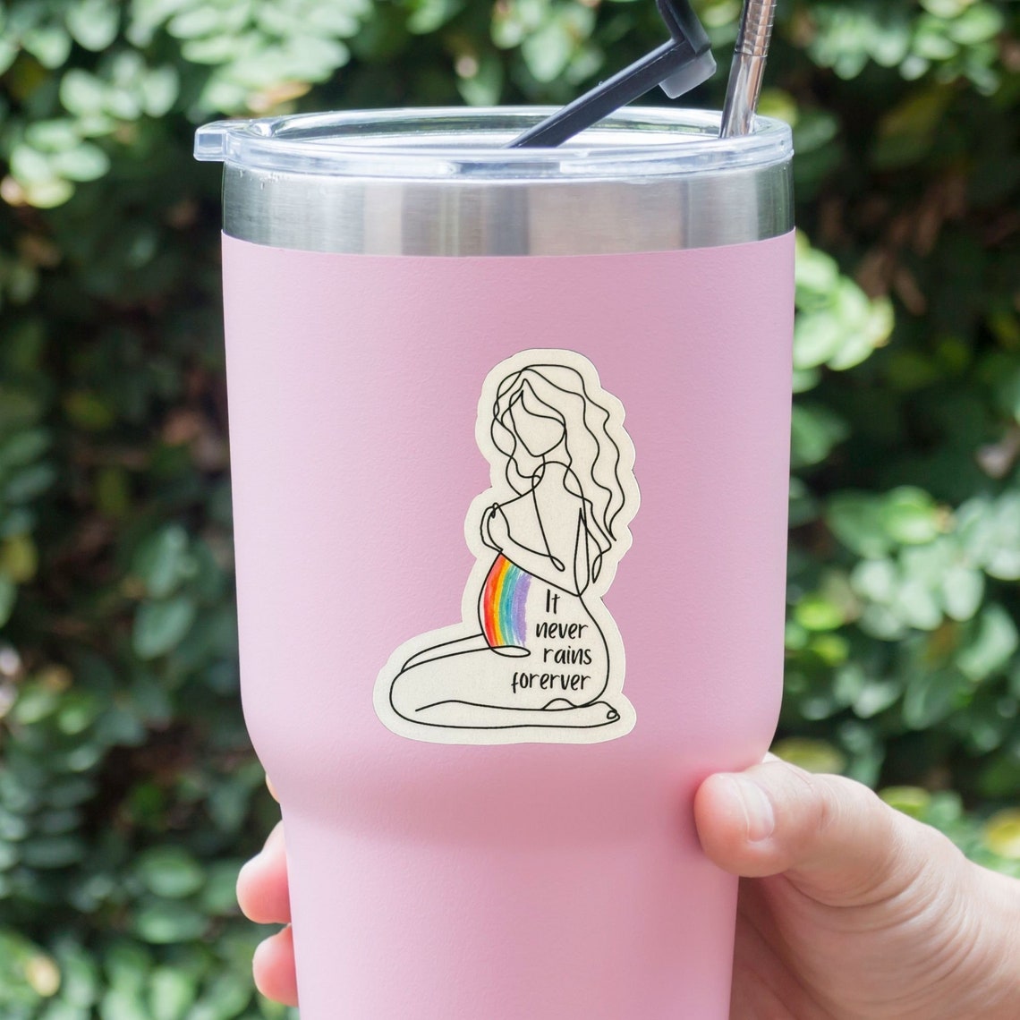 Never Rains Forever Sticker pregnancy After Loss Healing Grief ...
