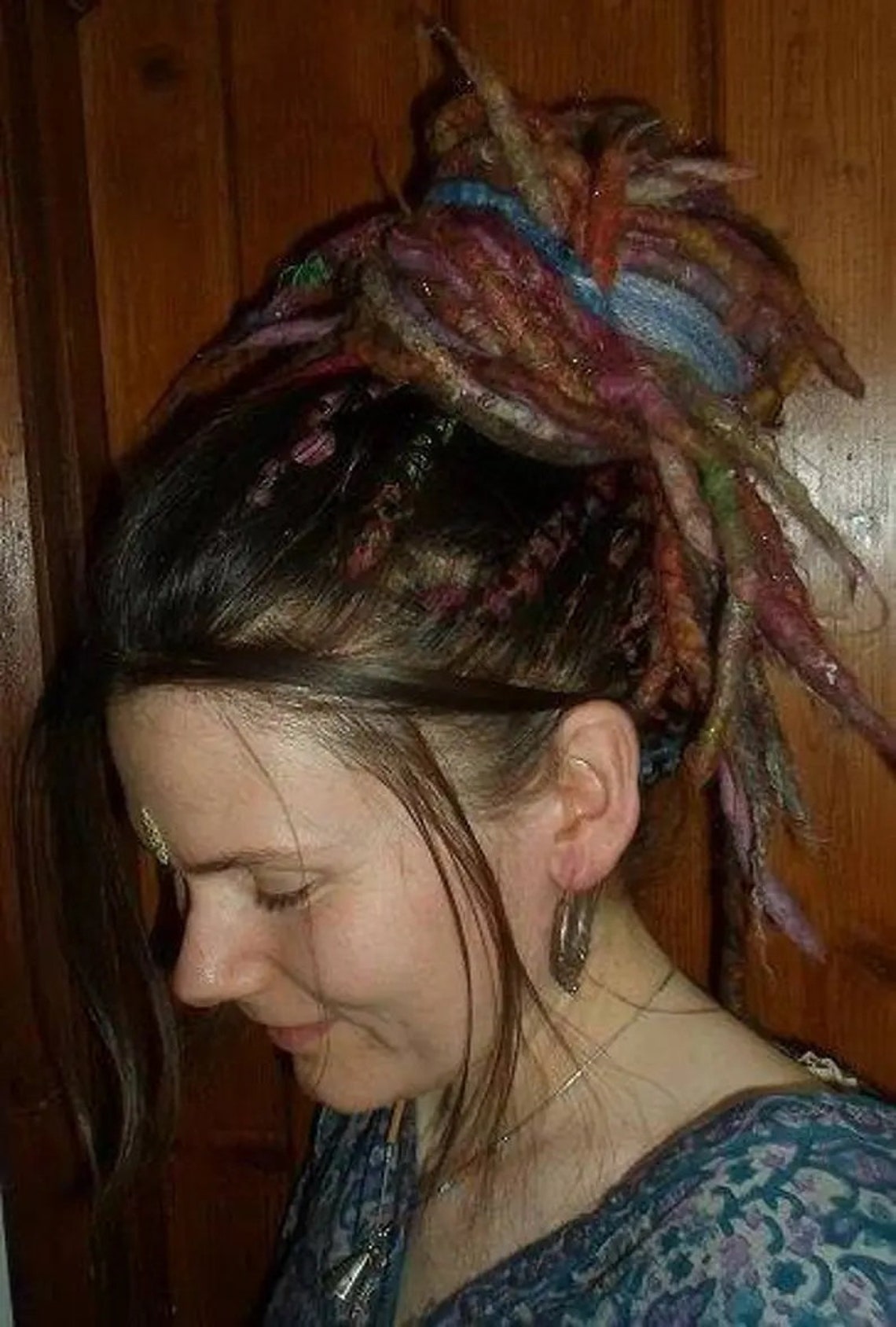 Earthen - Double Ended Dreads Set of Ten DREADLOCKS Wool Brown Ginger ...