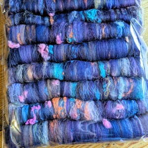 Rustic Rolags - Hand Dyed Texture Spinning Fiber Fibre Rolag Roving ...