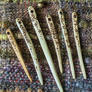 ONE Wooden Weaving Needle - Wildcrafted Magical Tapestry Weaving ...