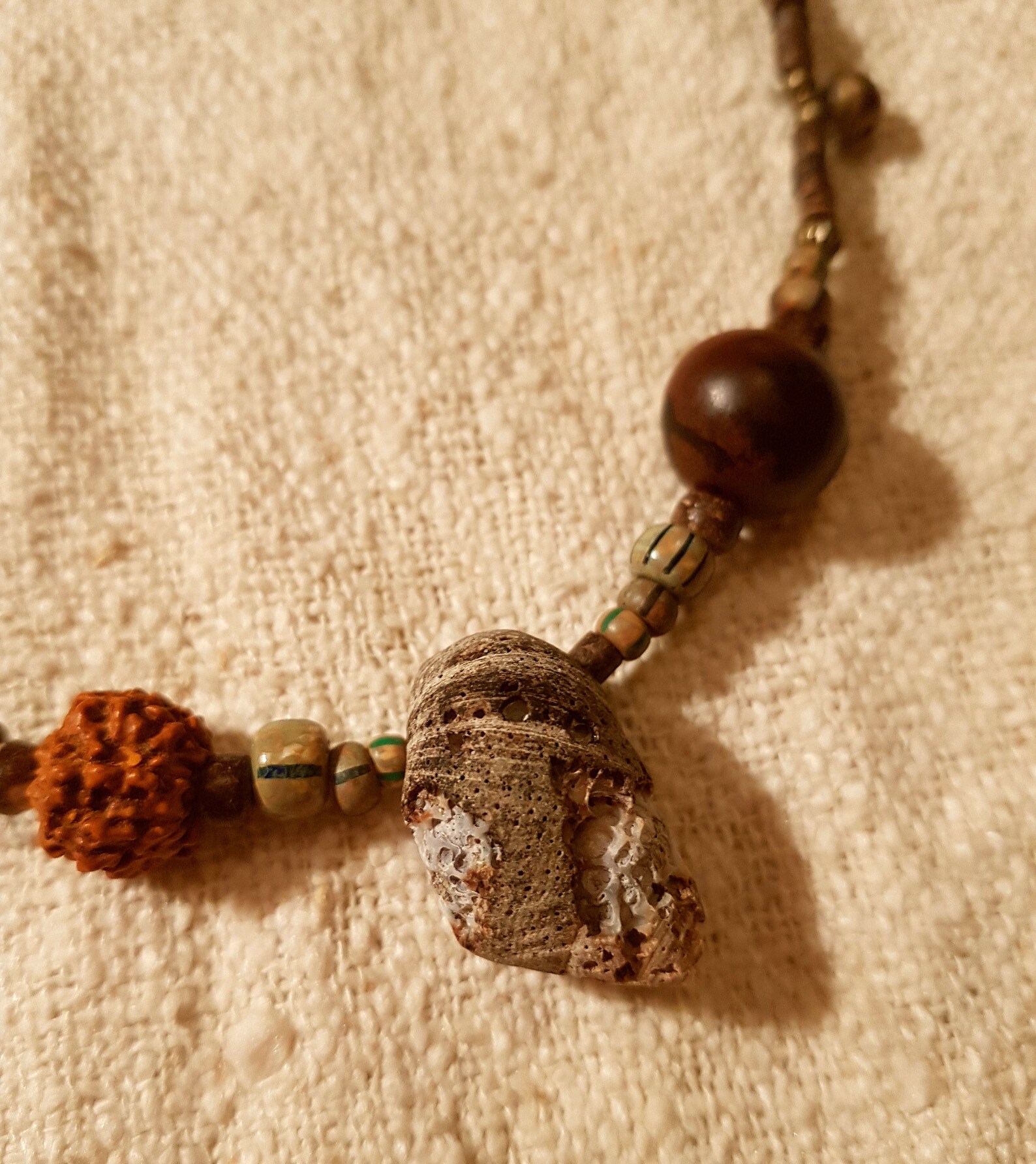 Tribal Necklace Shells Earthy Jewelry Rudraksha Seashells - Etsy
