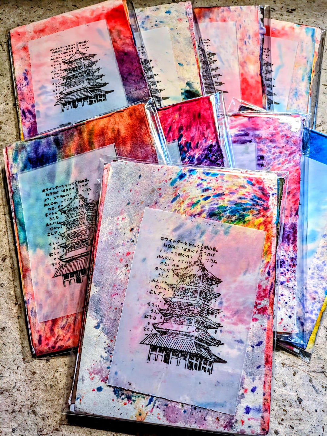 Collage Paper Inky Art Journal Mixed Media Ink Papers Grungy Map Hand ...