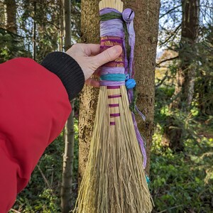 Broom Hand Crafted Hawk Tail Hand Broom Hearth Brush Altar Handmade ...