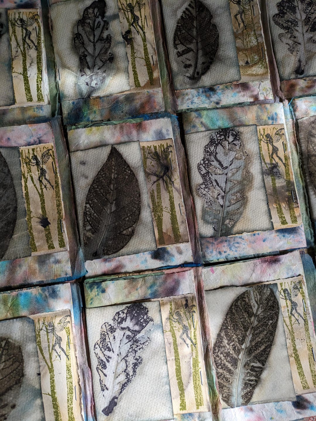 Forest Fairy Art Journal Booklet Notebook Hand Dyed Paper Witch ...