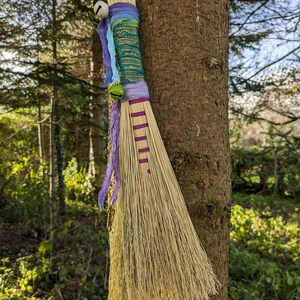 Broom Hand Crafted Hawk Tail Hand Broom Hearth Brush Altar Handmade ...
