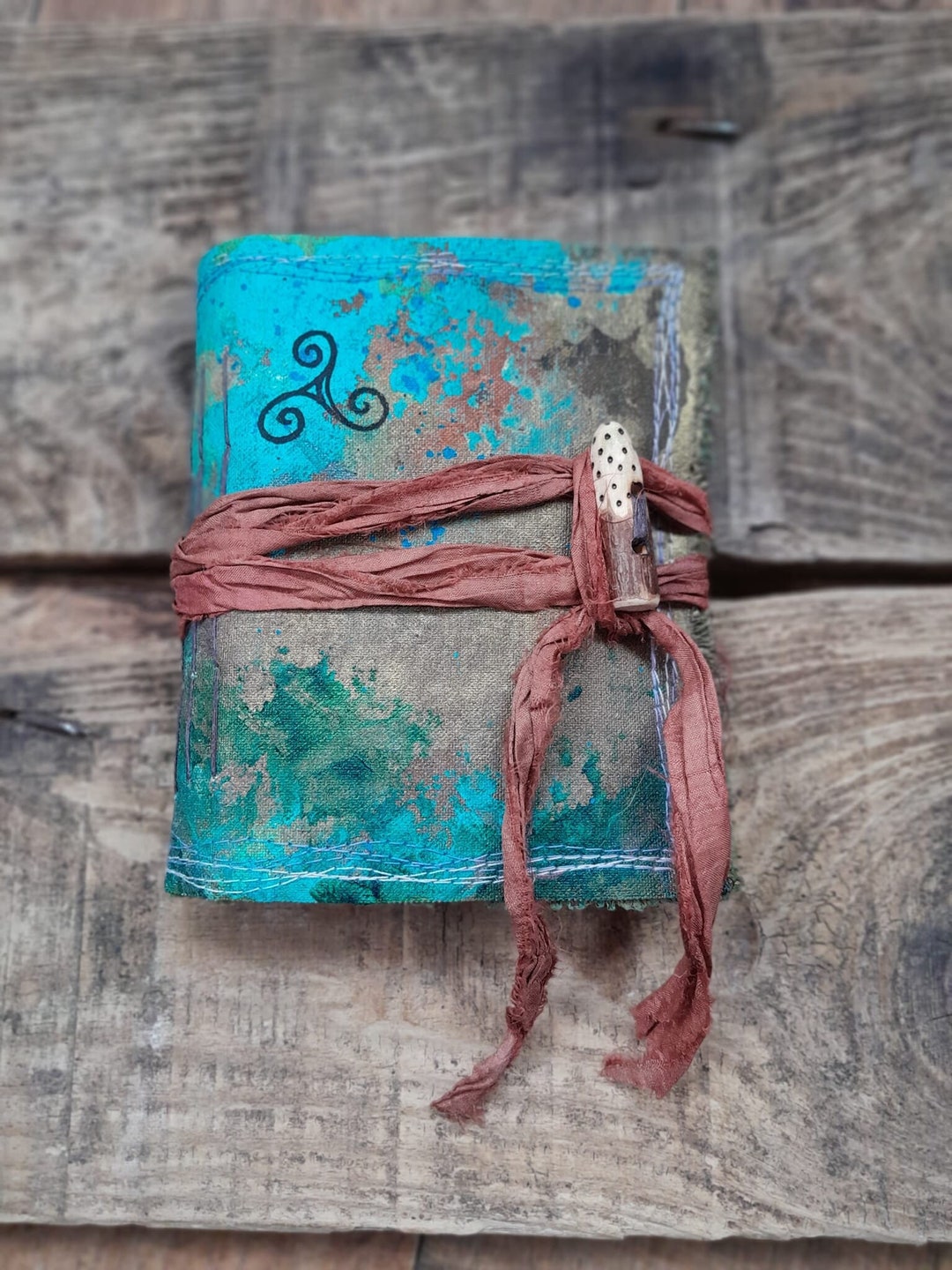 Mixed Media Art Journal - Mini Sketch Book Pocket Size Artist Paper ...