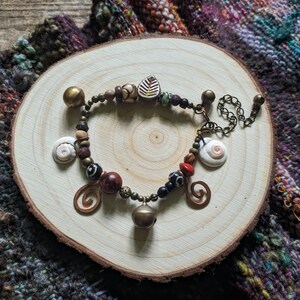 Spirals Charm Bracelet Magical Forest Woodland Witch Jewelry Woodland ...