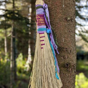 Broom Hand Crafted Hawk Tail Hand Broom Hearth Brush Altar Handmade ...