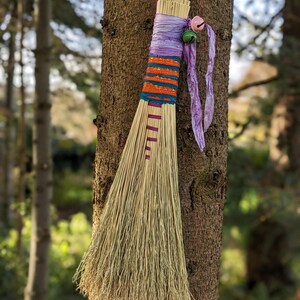 Broom Hand Crafted Hawk Tail Hand Broom Hearth Brush Altar Handmade ...