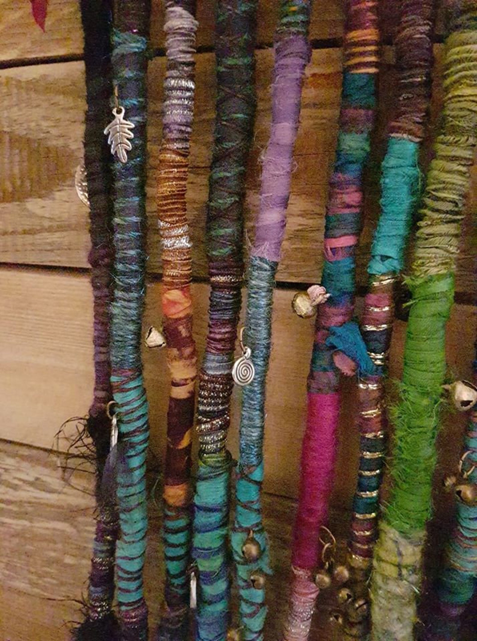 ONE Dreadlock Wrap Hair Wrap Dread Dreads Rainbow Fairy Atebas - Etsy UK