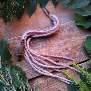 Clip in Dreads - Choose Colour Felted Dreadlocks Dread Extensions ...