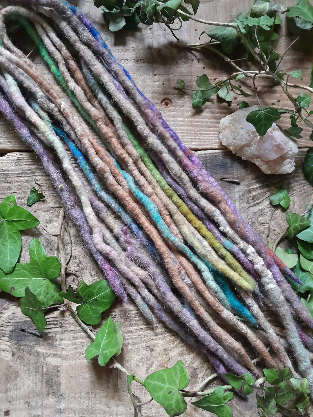 Fairy Castle - Double Ended Dreads Set of Ten DREADLOCKS Wool Blonde ...