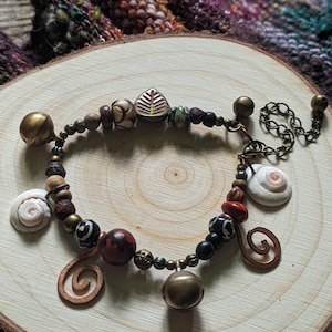 Spirals Charm Bracelet Magical Forest Woodland Witch Jewelry Woodland ...