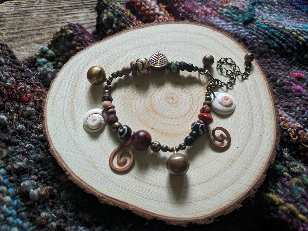 Spirals Charm Bracelet Magical Forest Woodland Witch Jewelry Woodland ...