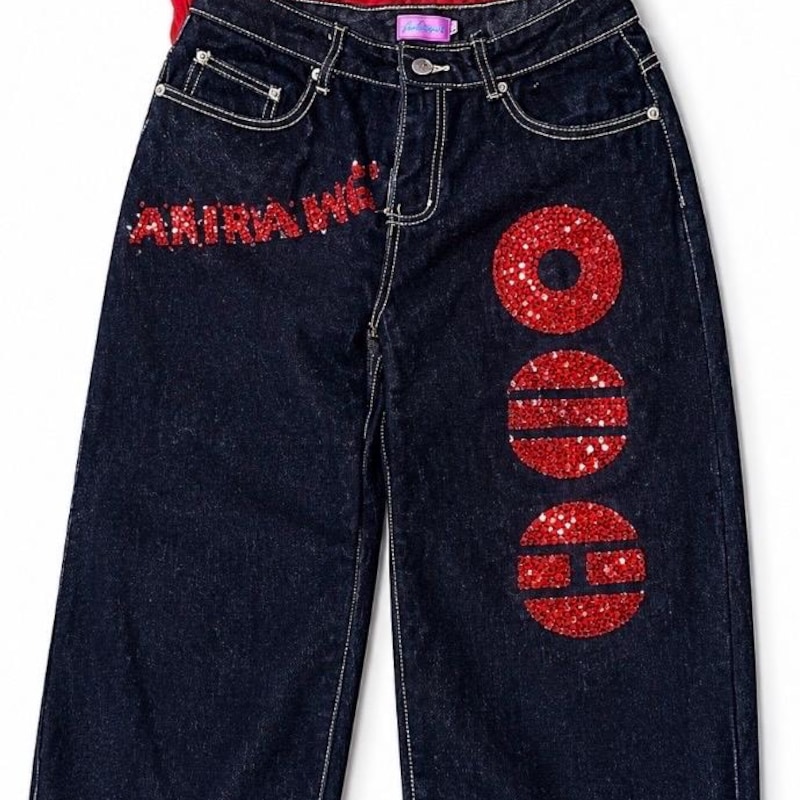 Bedazzled Women's Jeans - Etsy