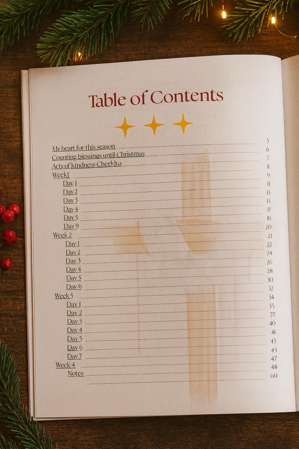 Christmas Bible Study Journal | Advent Devotional Workbook (printable ...