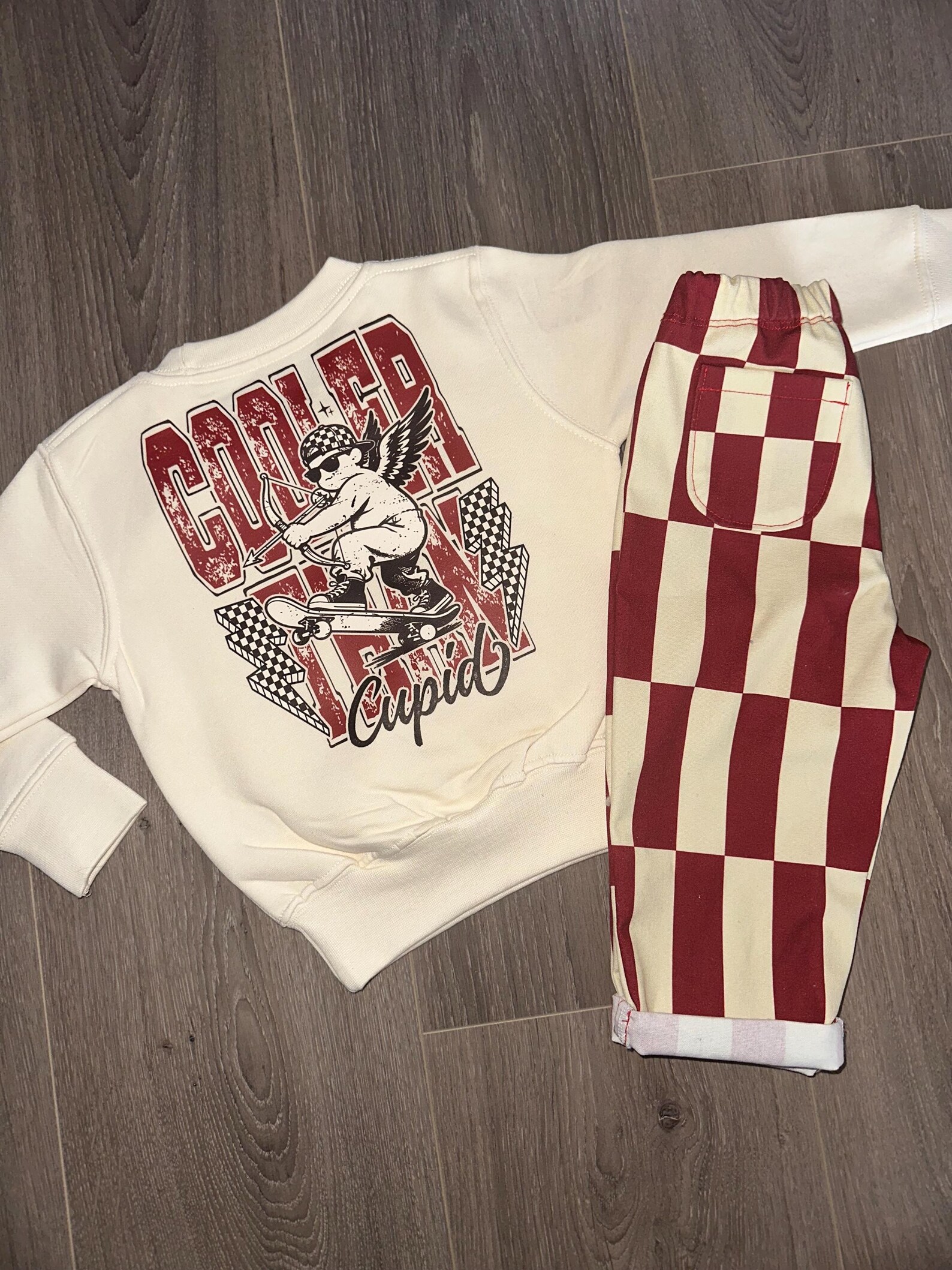 Valentines Cooler Than Cupid Printed Jumper, Toddler Cool Valentines ...