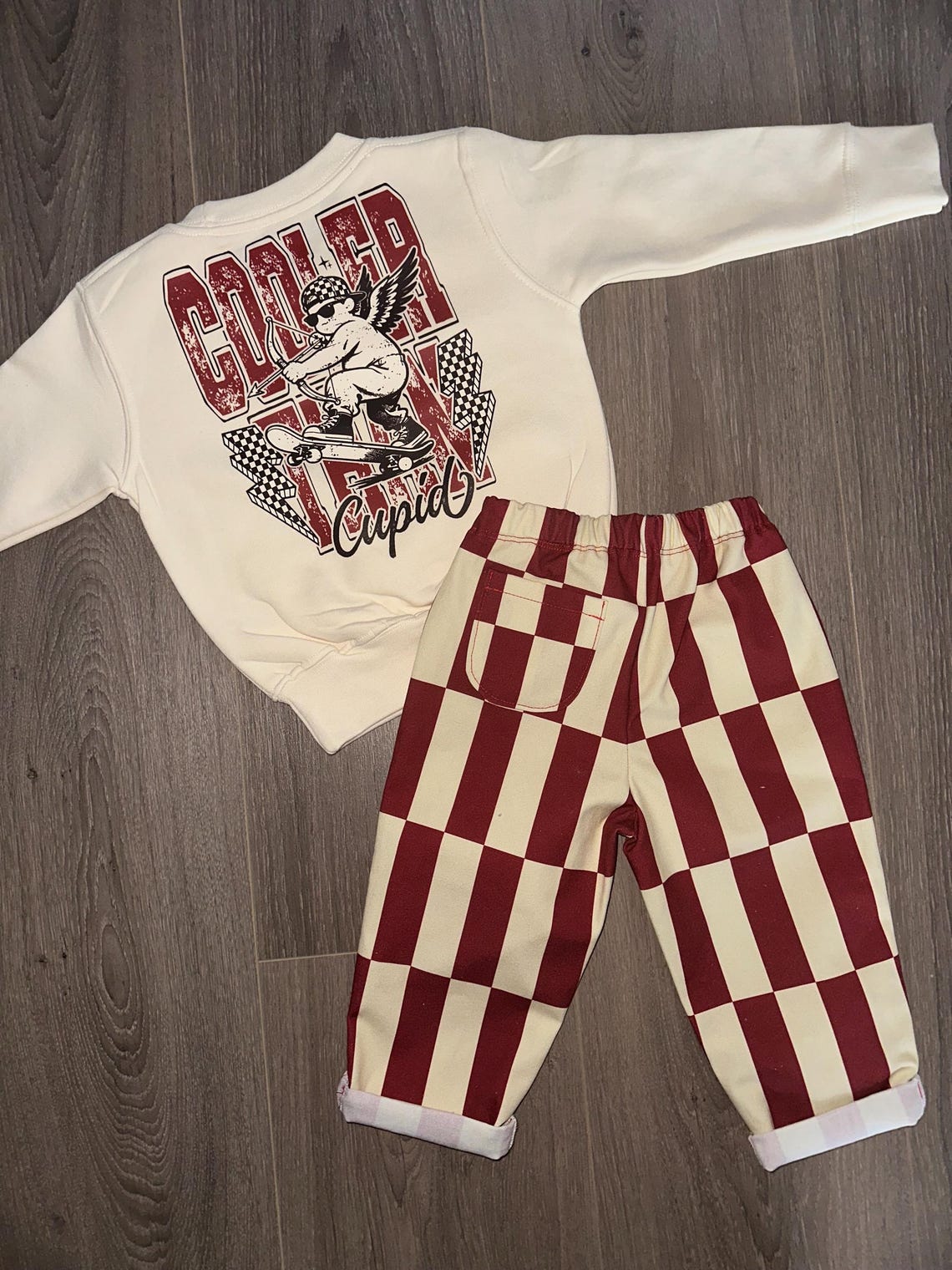 Valentines Cooler Than Cupid Printed Jumper, Toddler Cool Valentines ...