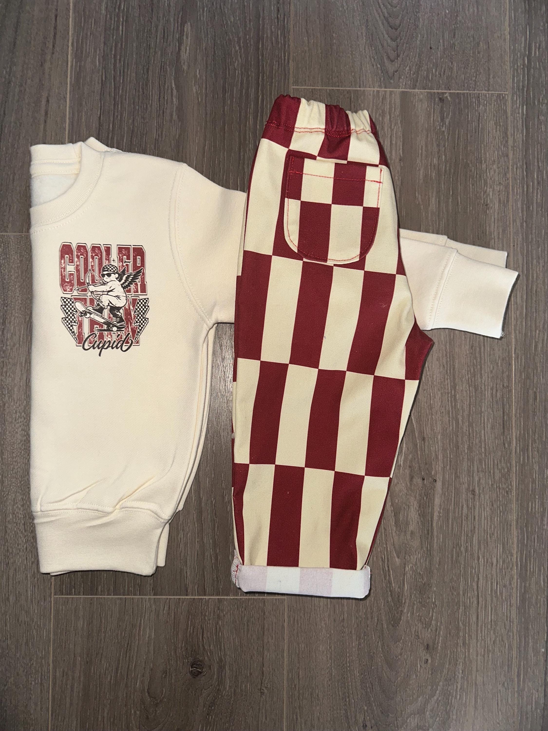 Valentines Cooler Than Cupid Printed Jumper, Toddler Cool Valentines ...
