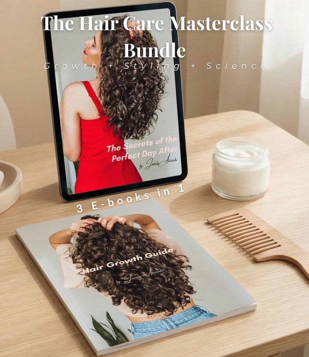Ultimate Curly Hair Care Bundle: Growth Routine, Refresh Day Guide & Ph ...