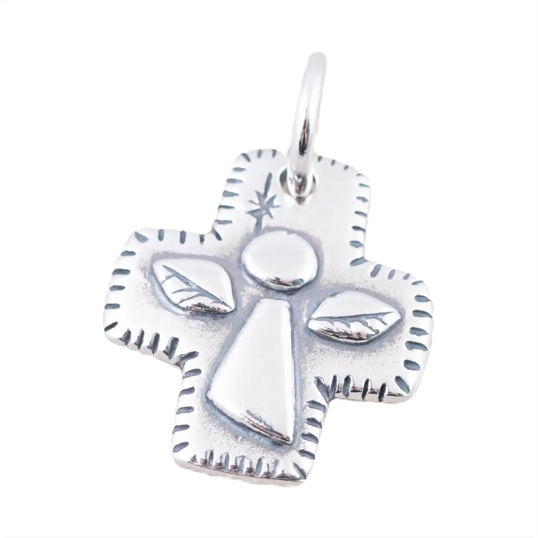 Angel Cross Pendant - Etsy