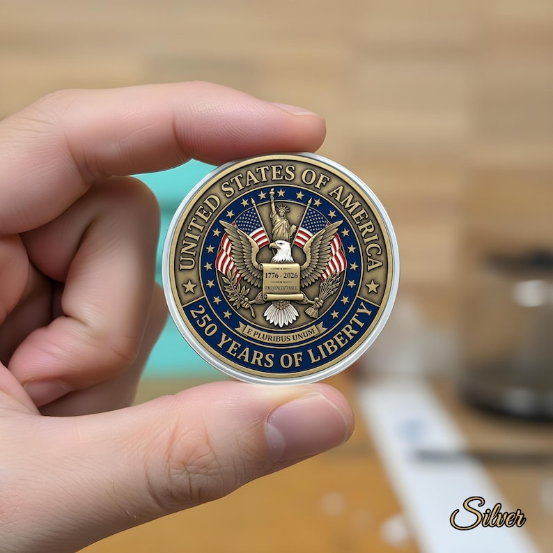 America 250th Anniversary Commemorative Coin, 1776-2026 USA ...