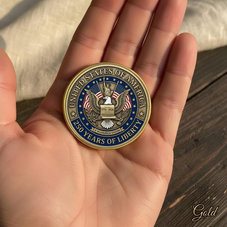 America 250th Anniversary Commemorative Coin, 1776-2026 USA ...