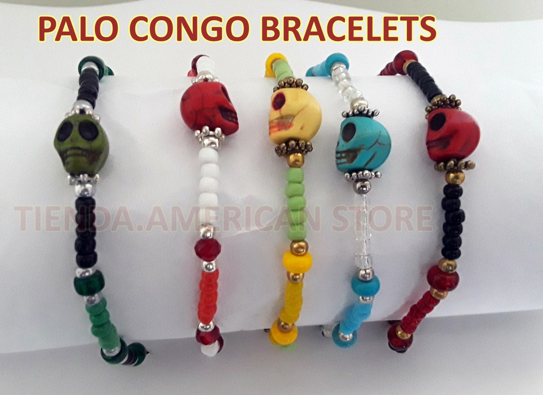 Palo Mayombe Regla CONGO . Necklace , Bracelets . Eggun Necklace ...